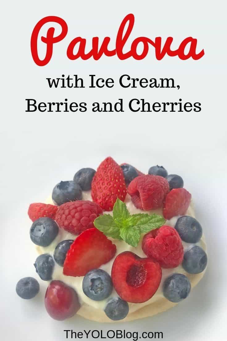 Crispy Meringue Pavlova Dessert Recipe - Eliza Cross