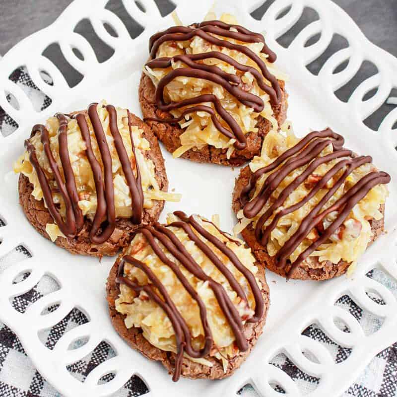 Chocolate Coconut Pecan Cookies Recipe - Eliza Cross